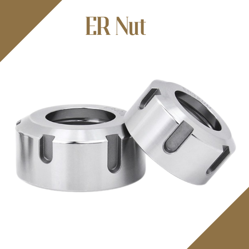 NUT ER ฝาล็อค ER collet ER11A, ER16A, ER16M, ER20M, ER25UM, ER32UM, ER40UM - มีดกลึง ชลบุรี ...