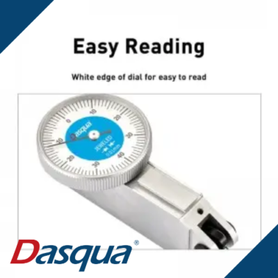 DASQUA High Precision Satin Chorme-Finished Dial Test Indicator With ...