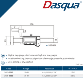 DIGITAL STEP & GAP GAUGE - มีดกลึง ชลบุรี TOOLS SHOP
